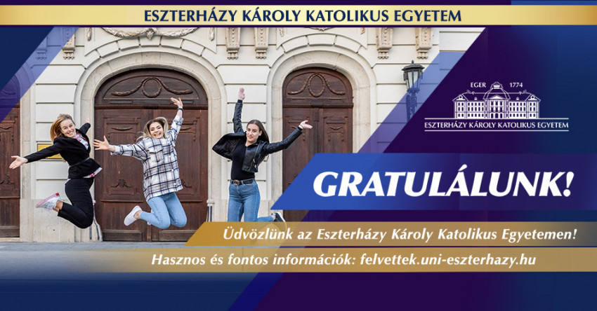 Továbbra is népszerű az Eszterházy Károly Katolikus Egyetem | Magyar ...