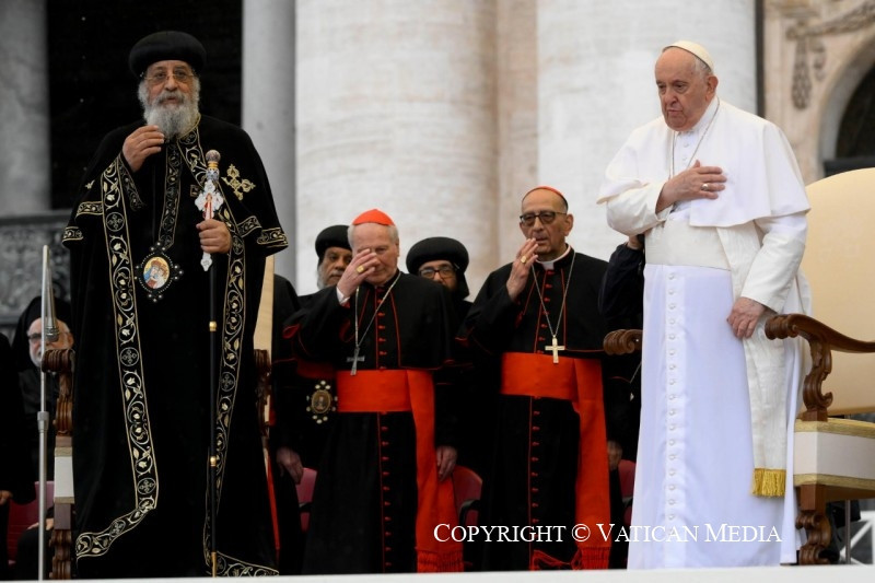 Ferenc pápa: A kopt pápa látogatása segítse az egymással való testvéri ...